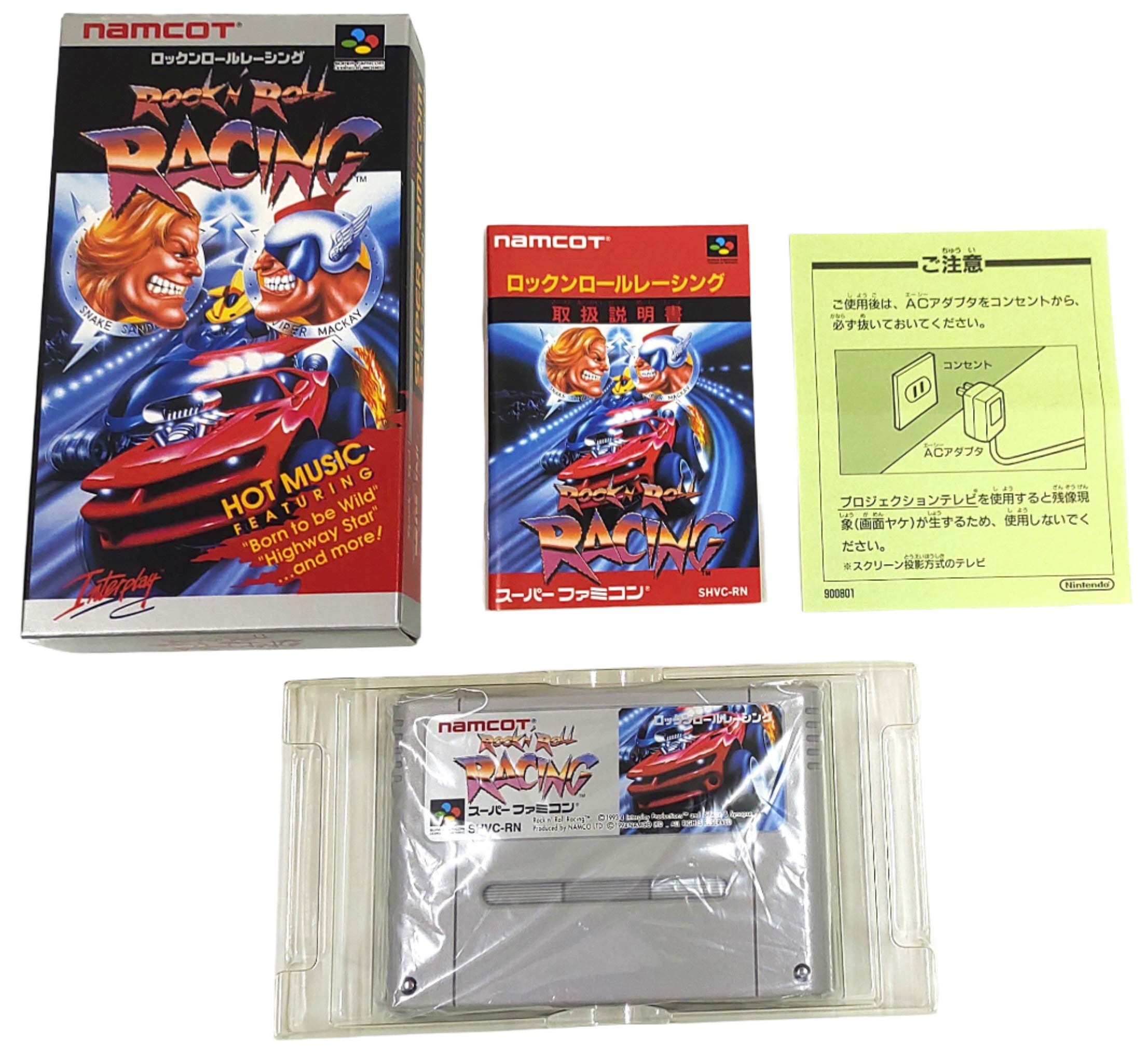 Rock N' Roll Racing - Super Famicom / SNES - NOVO!! – Nihongames