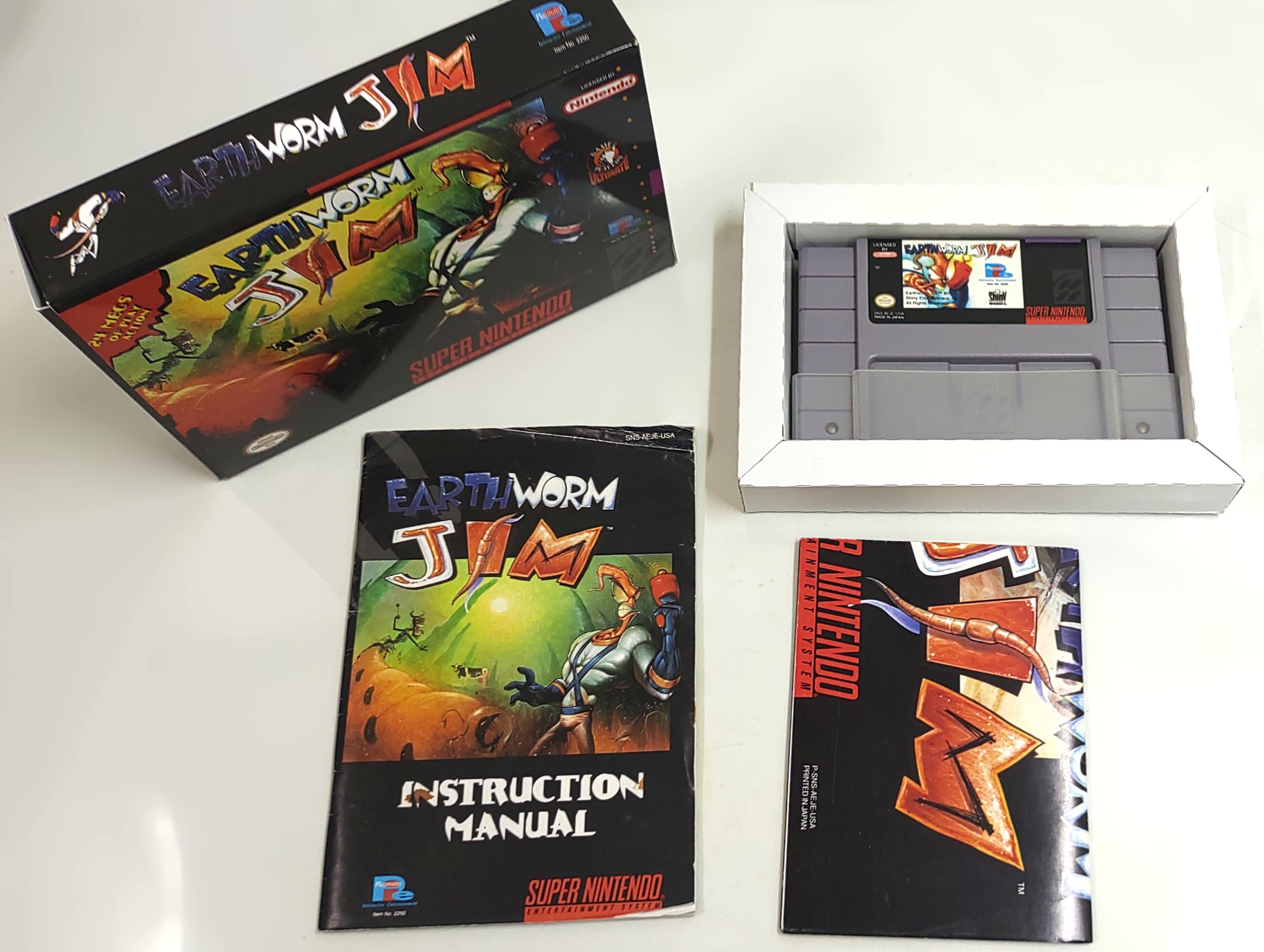 EarthWorm JIM - SNES / Super Famicom – Nihongames